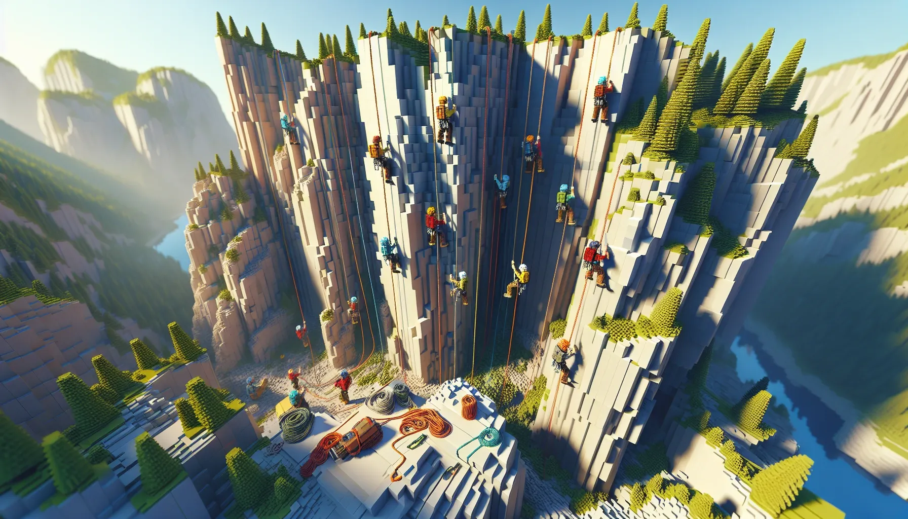 Multi Pitch Abseiling Basics