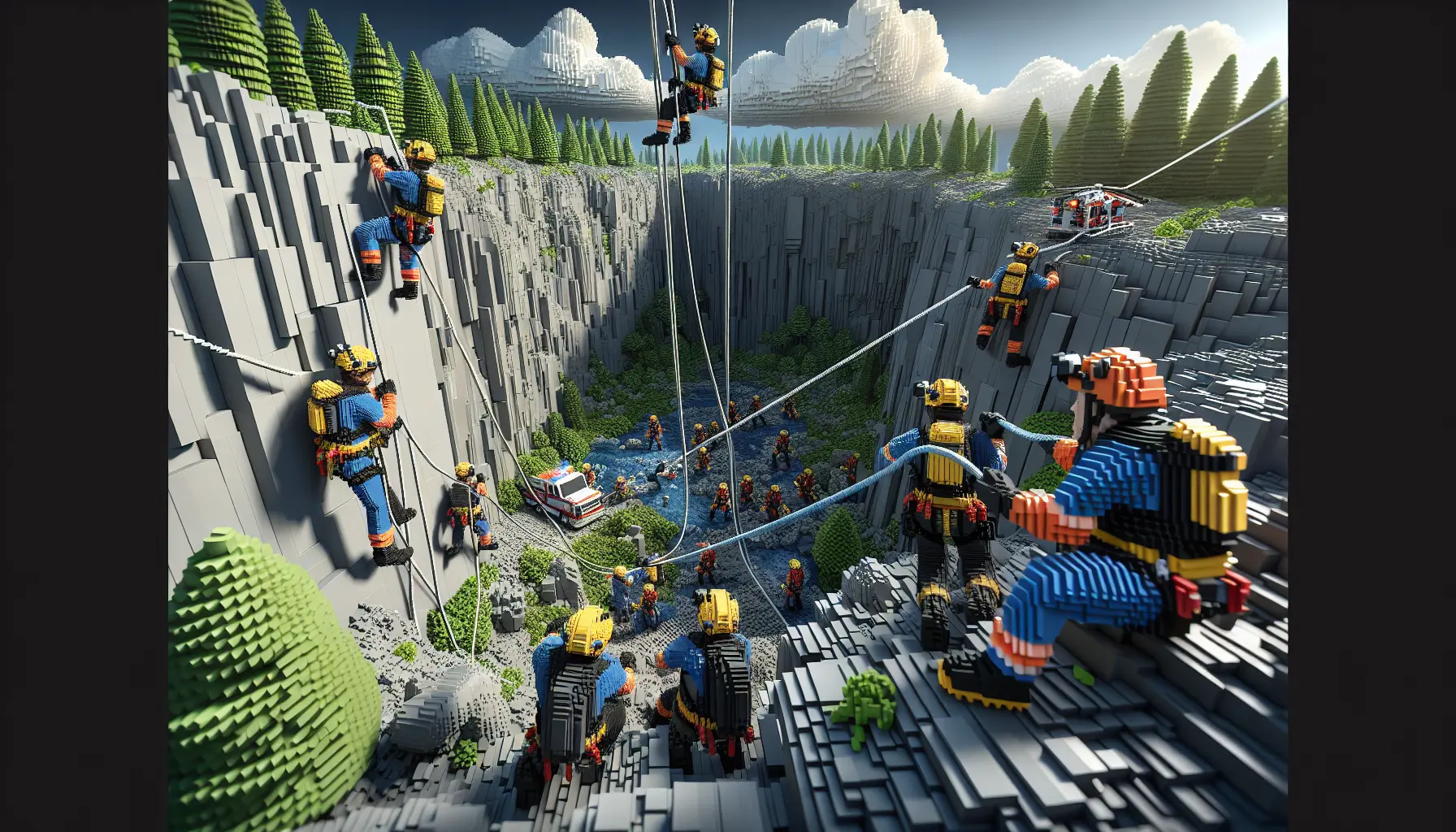 Rescue Rappelling Techniques and Equipment